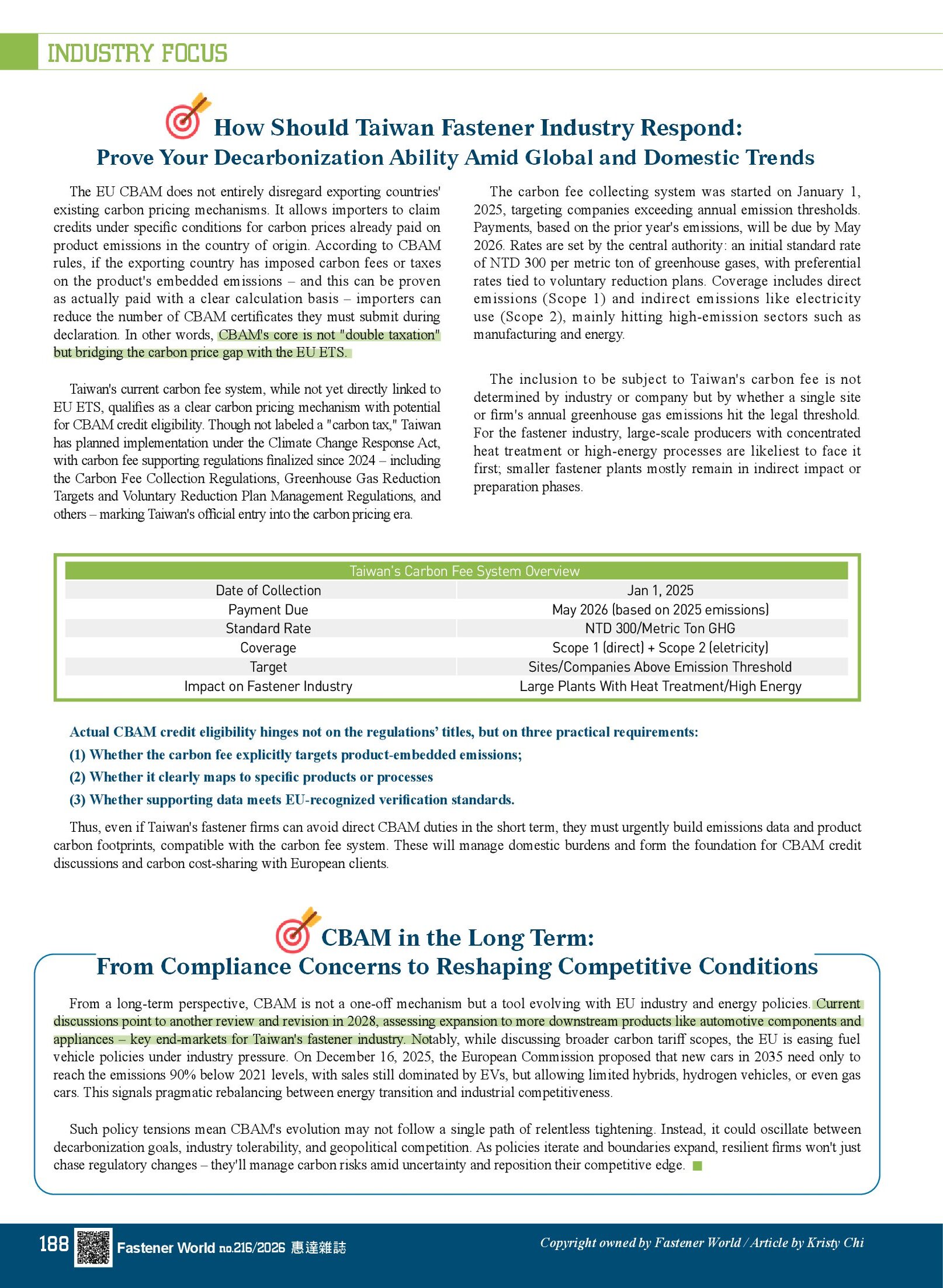 Analysis of CBAM Transitional Period: Key Responses and Strategies for ...