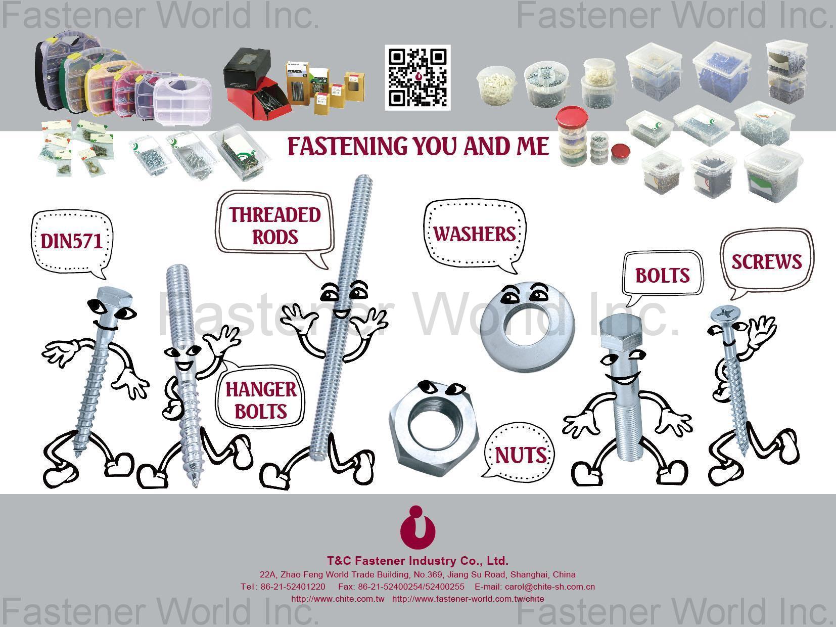 T AND C FASTENER CO., LTD. (T&C)DIN 571, Threaded Rods, Hanger Bolts ...