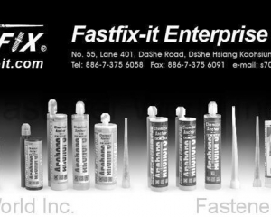 FASTFIX-IT ENTERPRISE CO., LTD. Chemical Anchors, Dry Construction ...