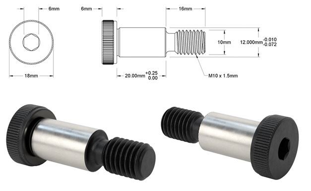 buyer information : Low-Profile Shoulder Screws